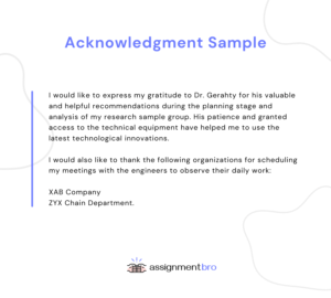 How to Write an Acknowledgment for an Assignment - AssignmentBro